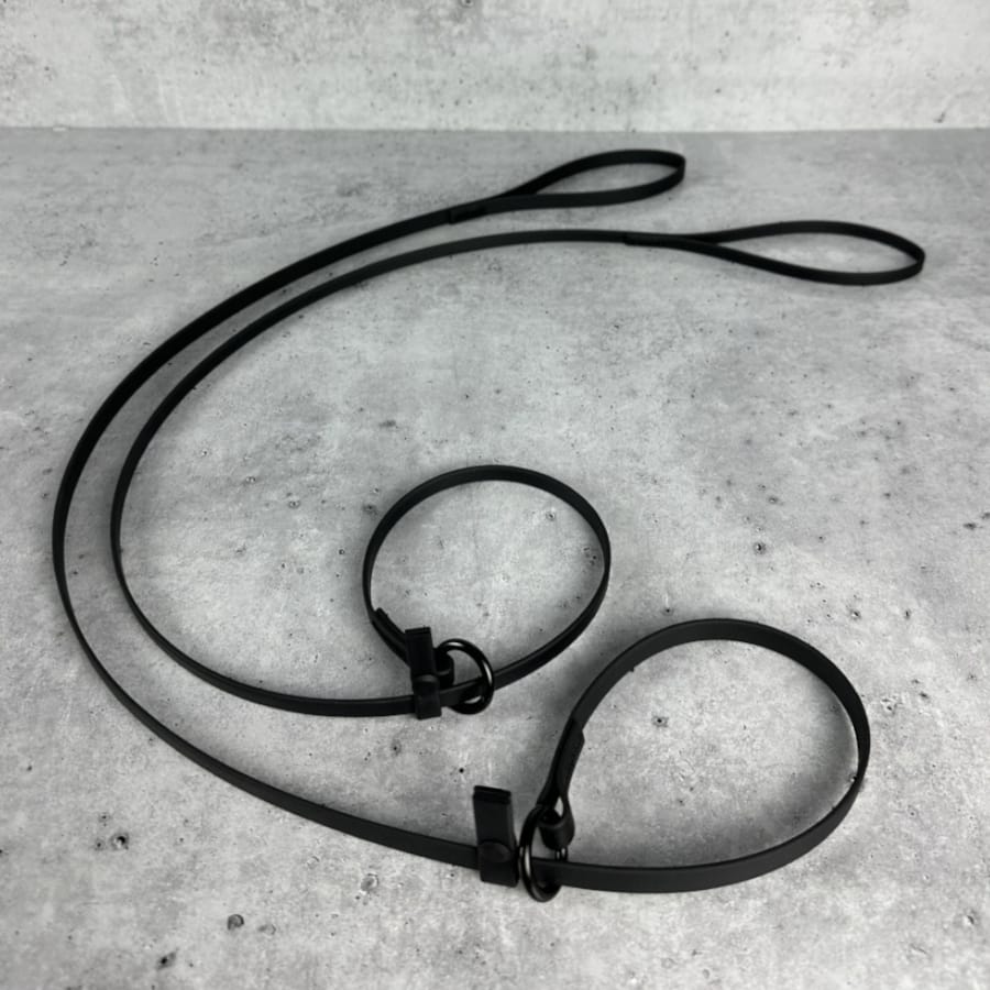 Slip Lead – 6′ BioThane (Black) › McWreath Dog Training